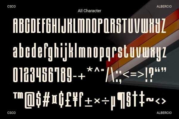 Albercio Font - Free Font