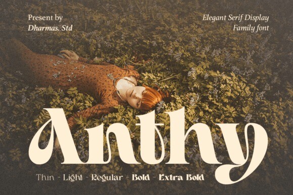 Anthy Font - Free Font