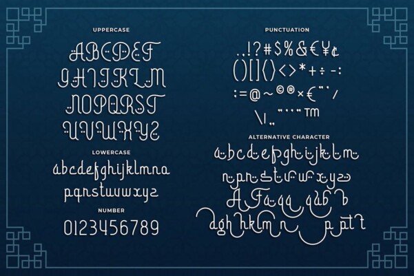 Arabic Calligraphy Font - Free Font