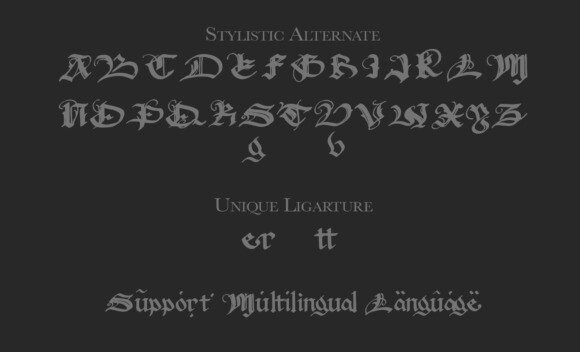 Archdale Blackletter Font - Free Font