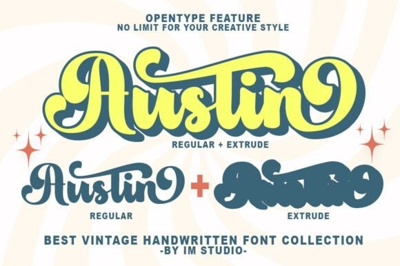 Austin Vintage Font - Free Font