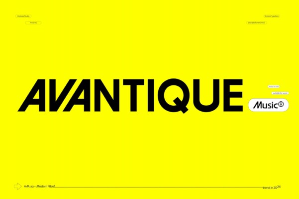Avant Ique Font Family - Free Font