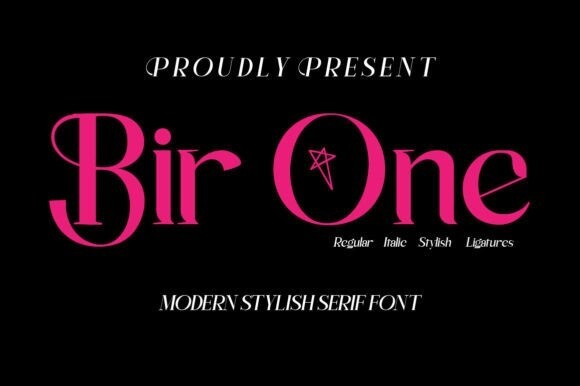 Bir One Font - Free Font