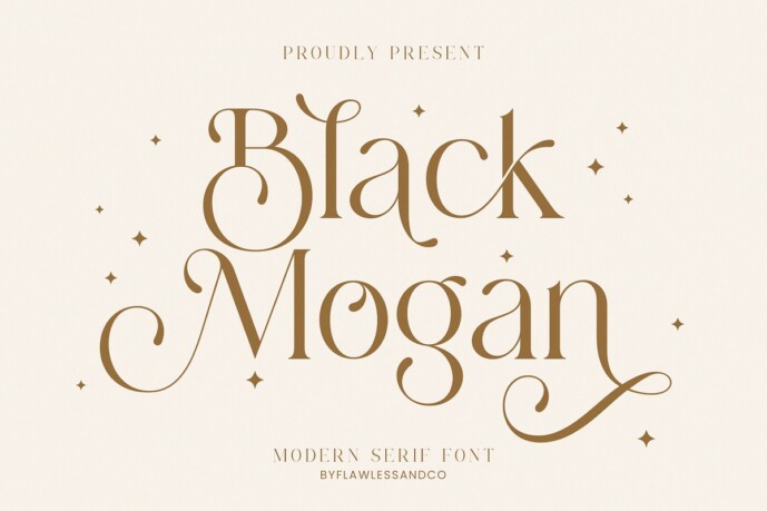 Black Mogan Font - Free Font