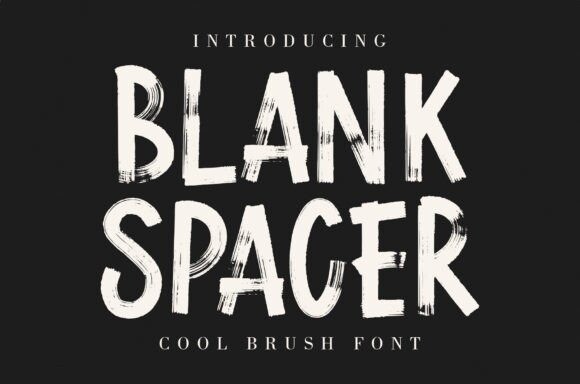 Blank Spacer Font - Free Font