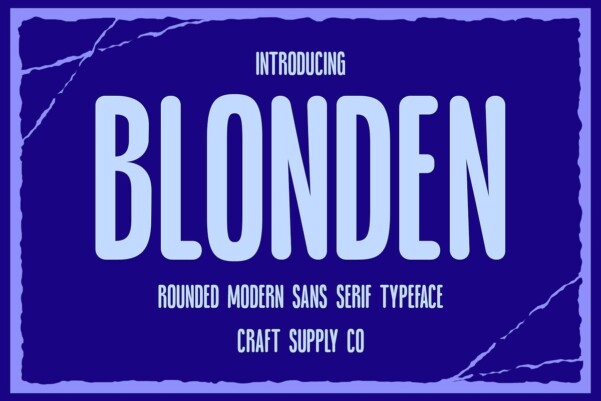 Blonden Rounded Font - Free Font