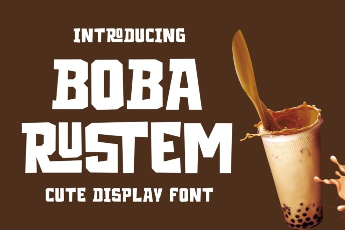Boba Rustem Font - Free Font