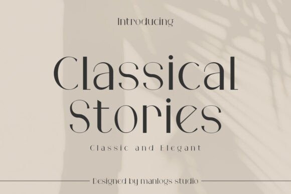 Classical Stories Font - Free Font