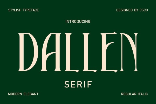Dallen Font - Free Font