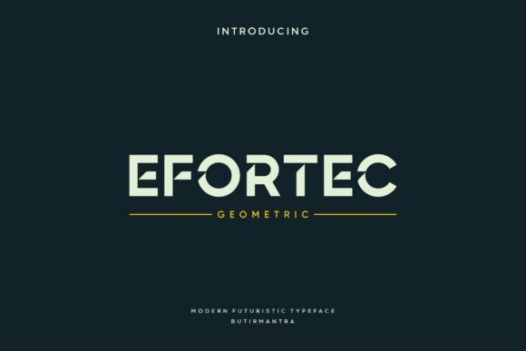 Efortec Font - Free Font