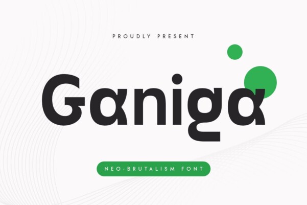 Ganiga Font - Free Font