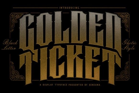 Golden Ticket Font - Free Font