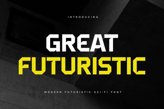 Great Futuristic Font - Free Font
