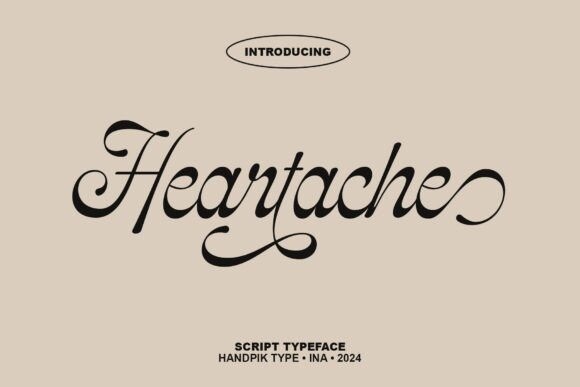 Heartache Script Font - Free Font