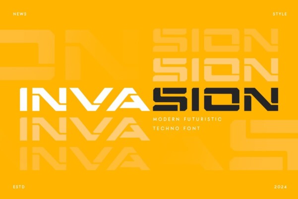 Invasion Font - Free Font