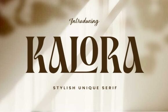 Kalora Font - Free Font