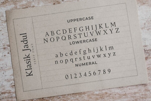 Klasik Jadul Font - Free Font