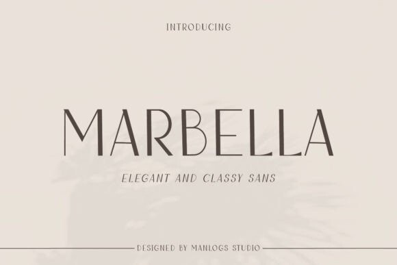 Marbella Sans Font - Free Font