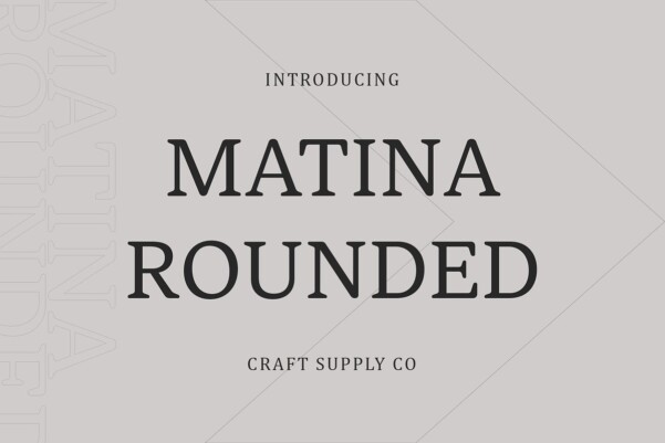 Matina Rounded Font - Free Font