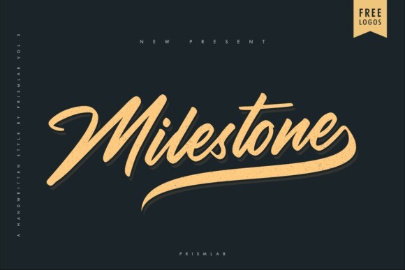 Milestone Script Font - Free Font