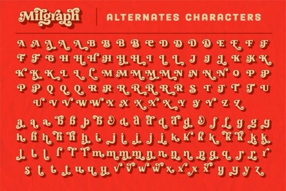 Milgraph Font - Free Font