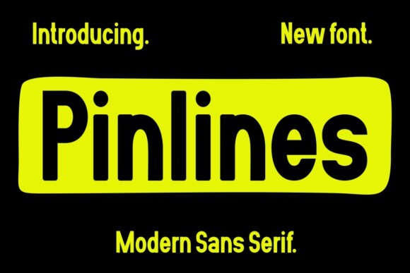 Pinlines Font - Free Font