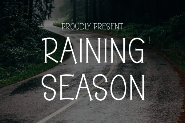Raining Season Font - Free Font