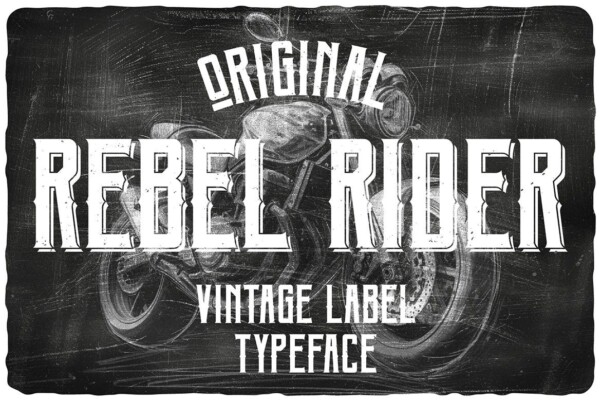 Rebel Rider Font - Free Font