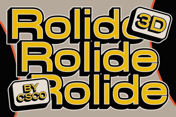 Rolide 3D Font - Free Font