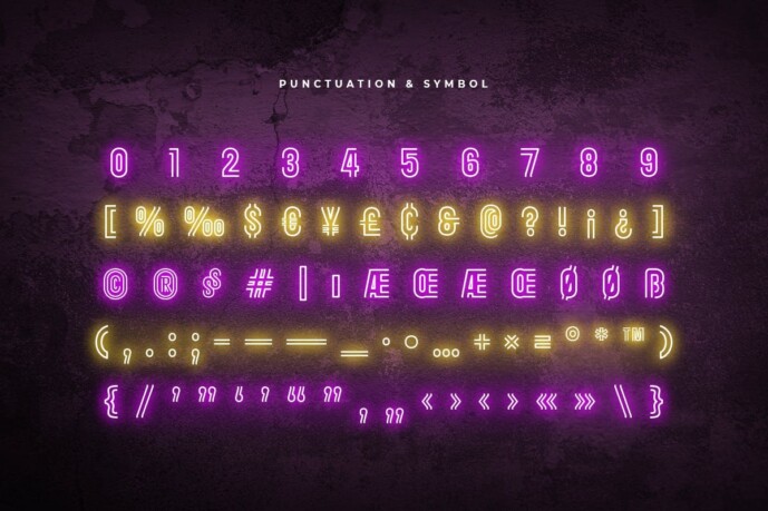 Route Neon Font - Free Font