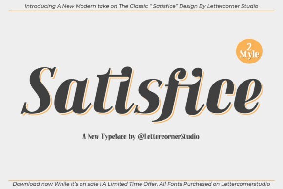 Satisfice Font - Free Font
