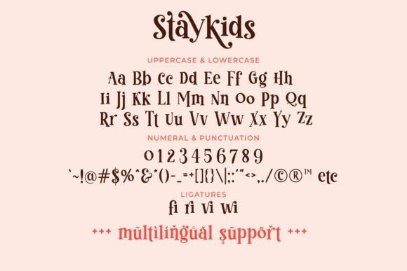 Stay Kids Font - Free Font
