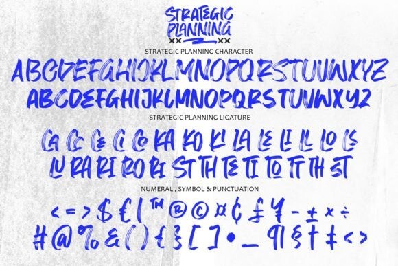 Strategic Planning Font - Free Font