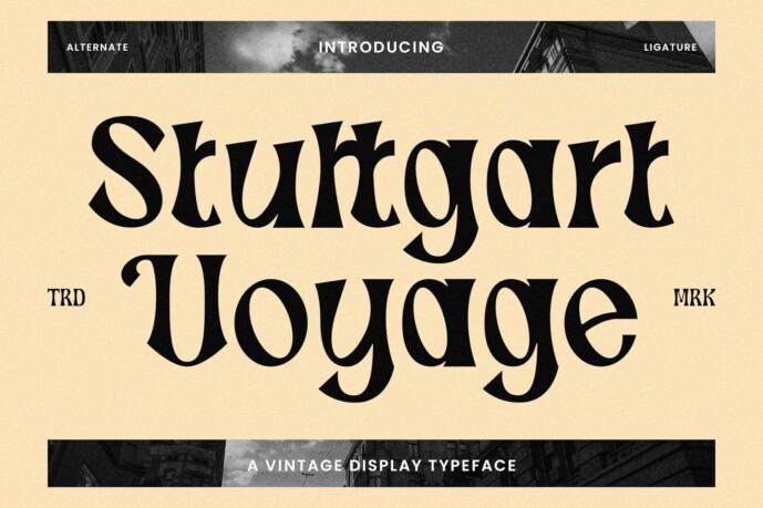 Stuttgart Voyage Font - Free Font