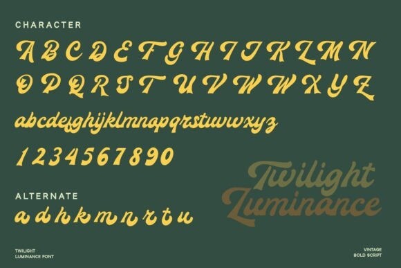 Twilight Luminance Font - Free Font