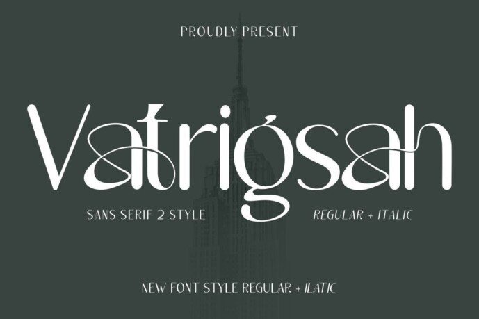 Vatrigsah Font - Free Font