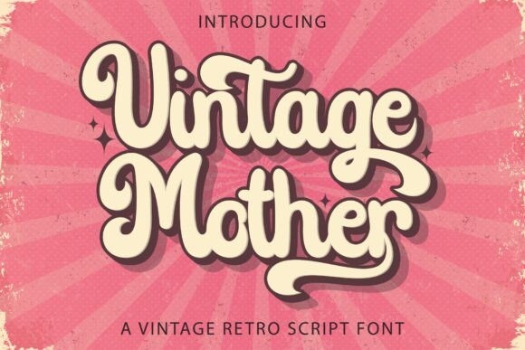 Vintage Mother Font - Free Font