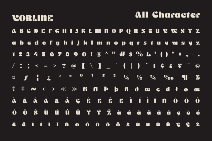 Vorline Font - Free Font