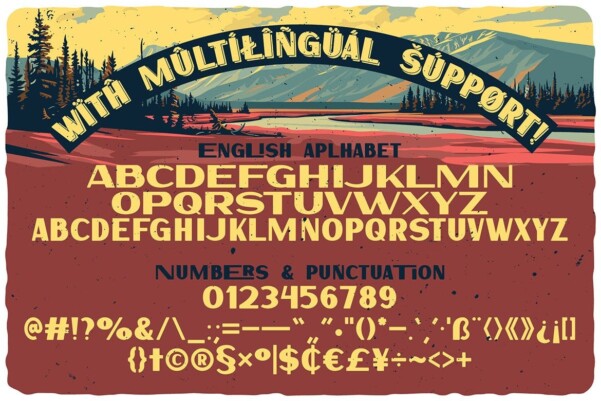 Yellowstone Font - Free Font