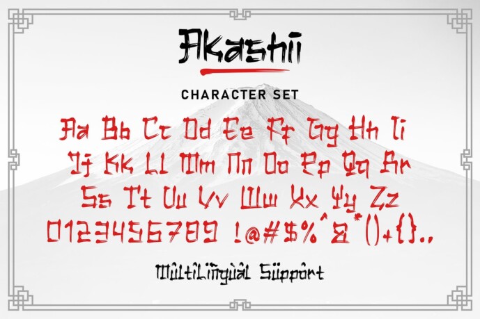 Akashii Font - Free Font