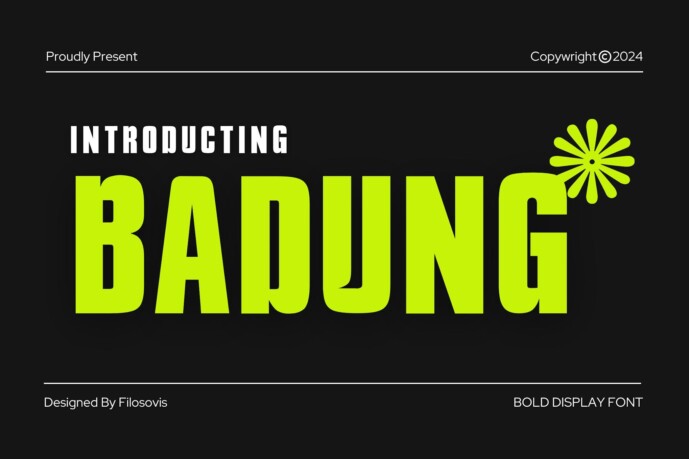 Badung Font - Free Font