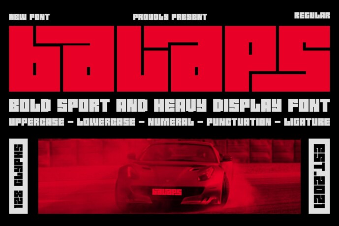 Balaps Font - Free Font