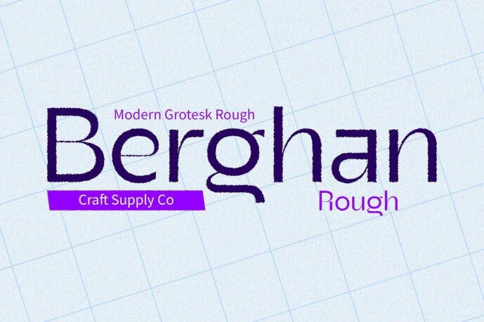 Berghan Rough Font - Free Font