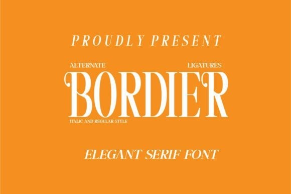 Bordier Font - Free Font