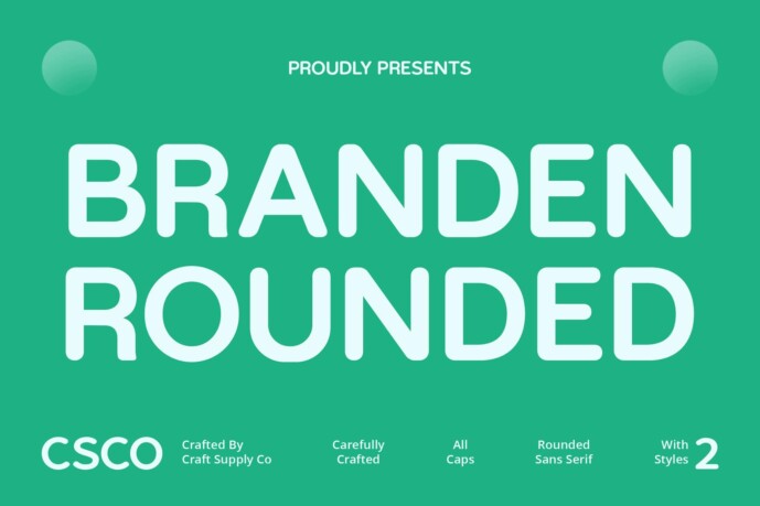 Branden Rounded Font - Free Font
