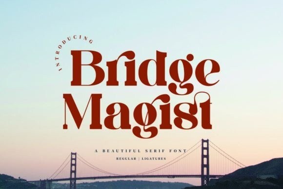 Bridge Magist Font - Free Font