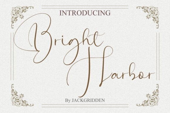 Bright Harbor Font - Free Font