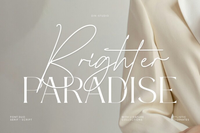 Brighter Paradise Font - Free Font