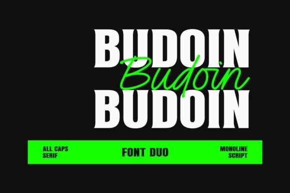 Budoin Font - Free Font