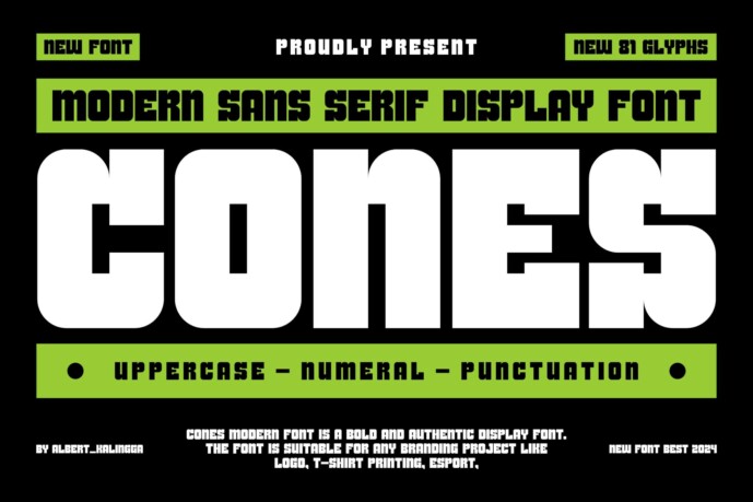 Cones Font - Free Font